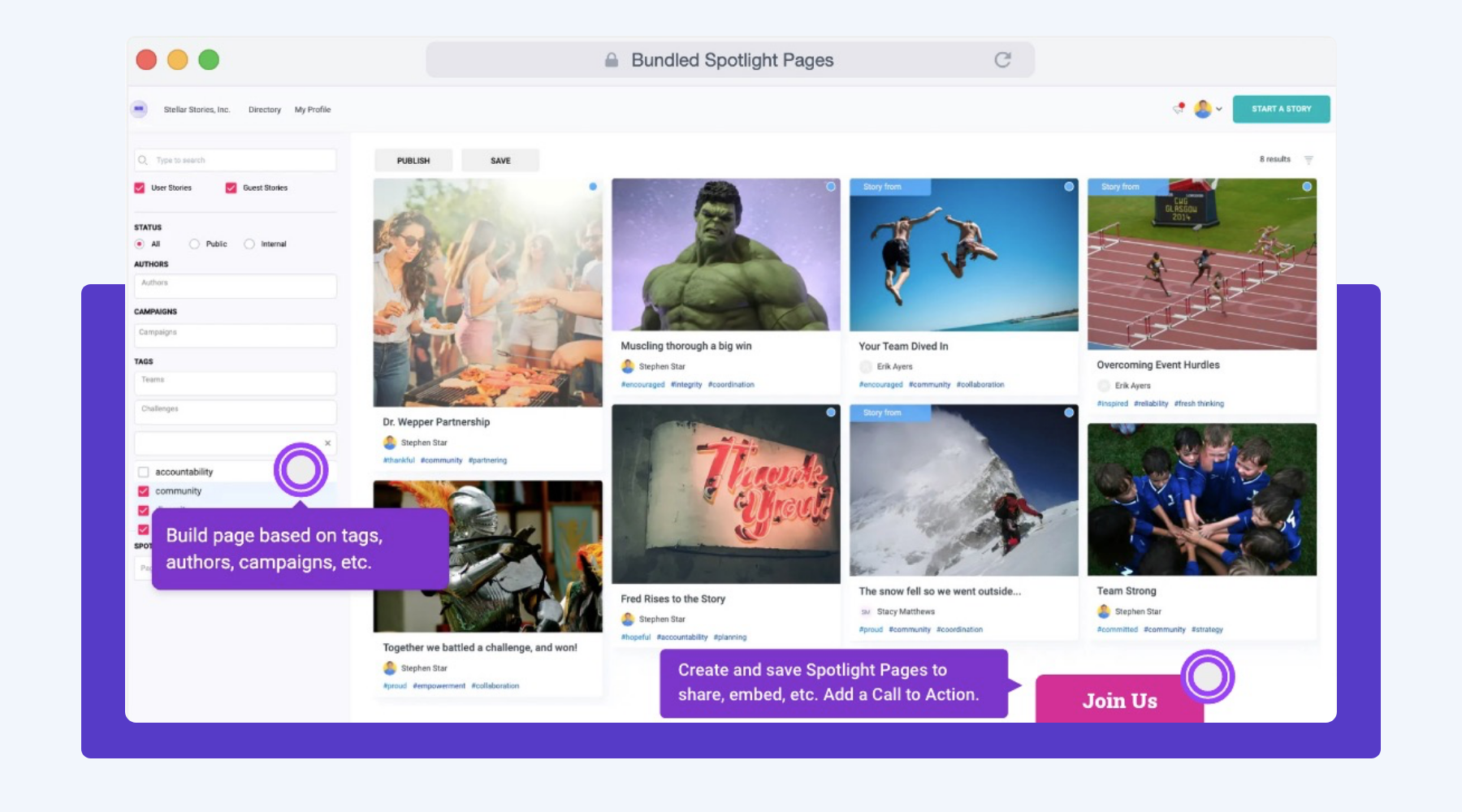 Try Goodseeker. Attract and Engage with Stories